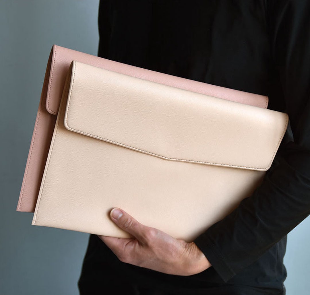 A4 Pocket Clutch 10color / A4 Size File Holder / Office Pouch / Zipper ...