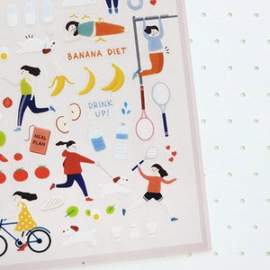 Planner Stickers diet / Diary Stickers / Journal Stickers / Journal ...