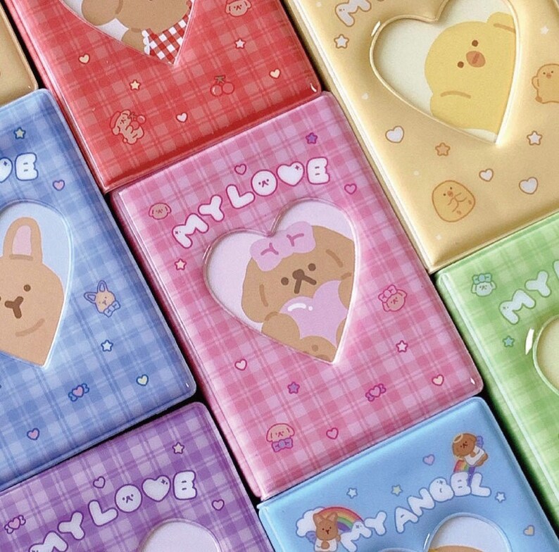 Photo Card Book 7colors / Collect Book Photocard / Business - Etsy