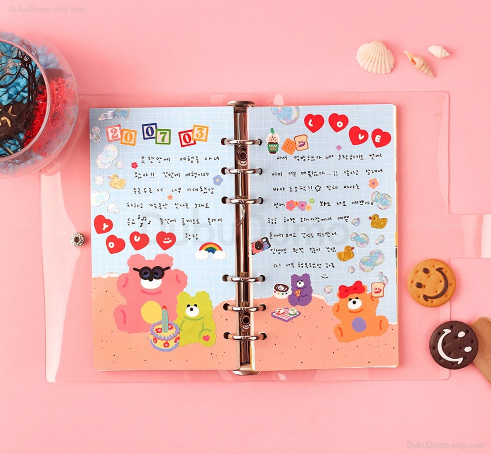 A6 Planner Inserts 24types /grid Line Inserts Diary | Etsy