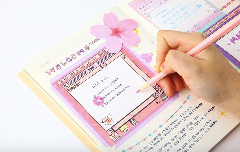 Pink Notepad / Pink Notepads / Memo Pad / Stationery / - Etsy UK