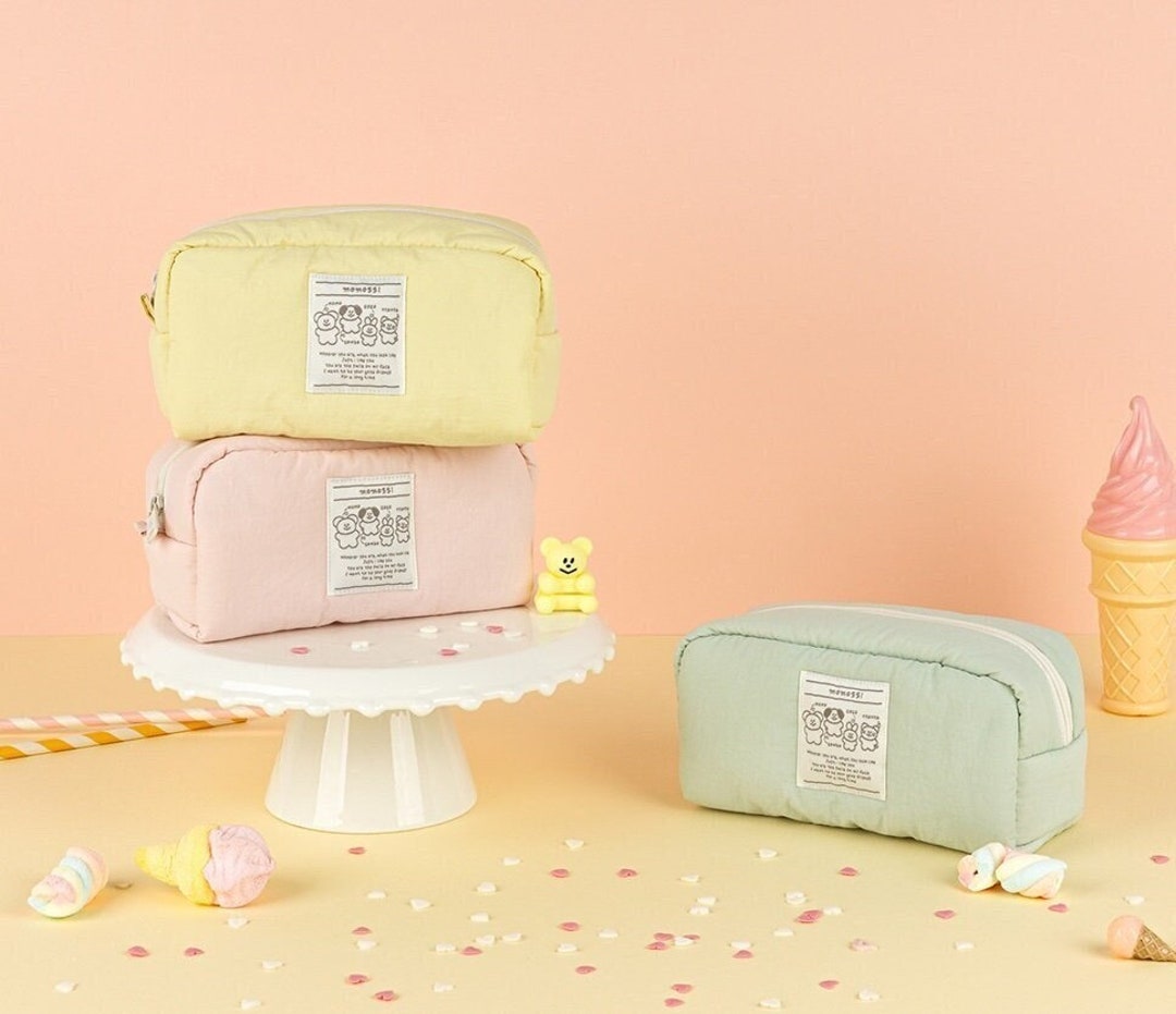 Marshmallow Pencil Case 3colors / Pen Case / Pencil Pouch / Pen Pouch ...