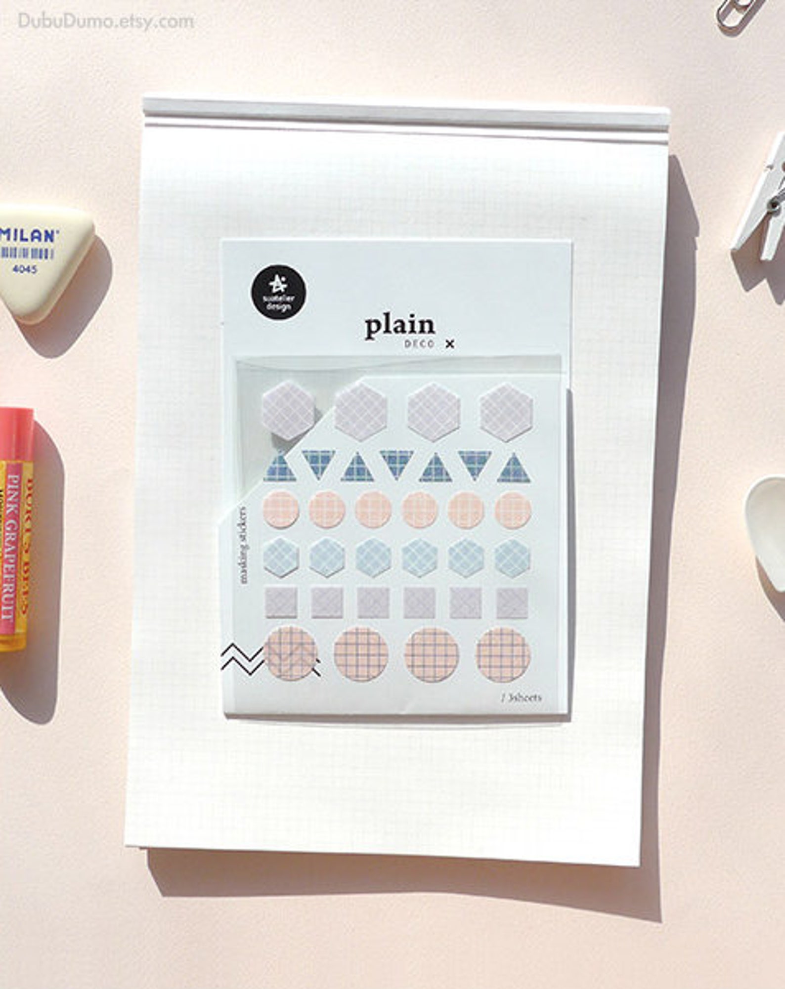 Planner Stickers plain08 Stationery / Diary Stickers / | Etsy