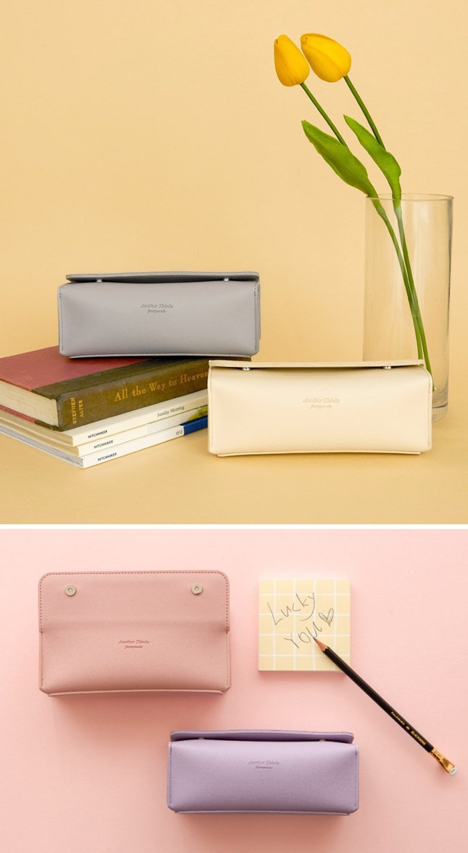 Square Pencil Case 8colors / Pen Case / Pencil Pouch / Pen - Etsy