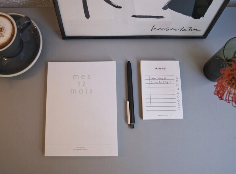 Checklist Notepad / Notepad / Personalized Notepads / Memo Pad | Etsy