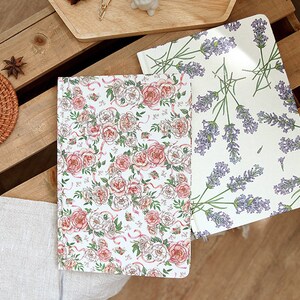 Hardcover Flower Lined Notebook / Flowery Notebook / Floral Notebook ...