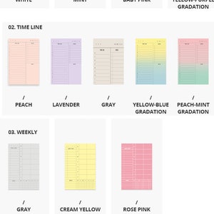 Habit Tracker Notepad 23types / Checklist / Colorful Notepads ...