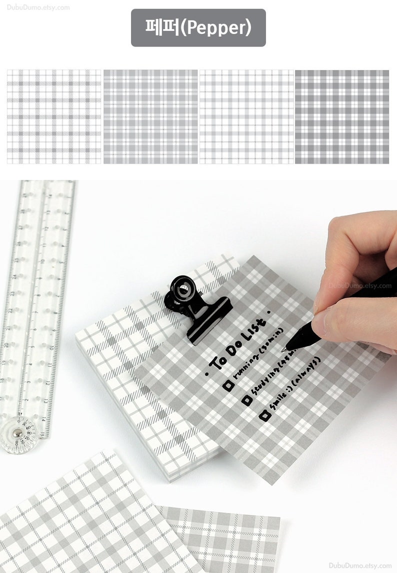 STITCH CHECK Memo Pad 8types / Writing Paper Notepad / - Etsy