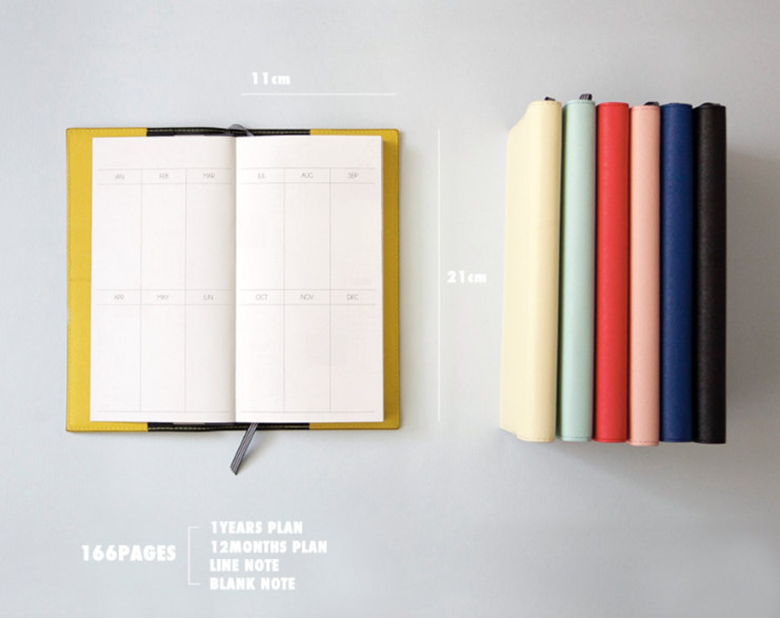 Monthly Planner / Academic Planner / Undated Planner / Lined | Etsy