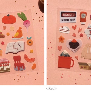 Deco Stickers 8types / Cute Stickers / Decal Stickers / - Etsy
