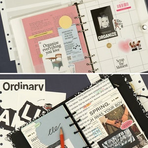 A5 Planner Refill_typographic / Planner Inserts / A5 Diary - Etsy