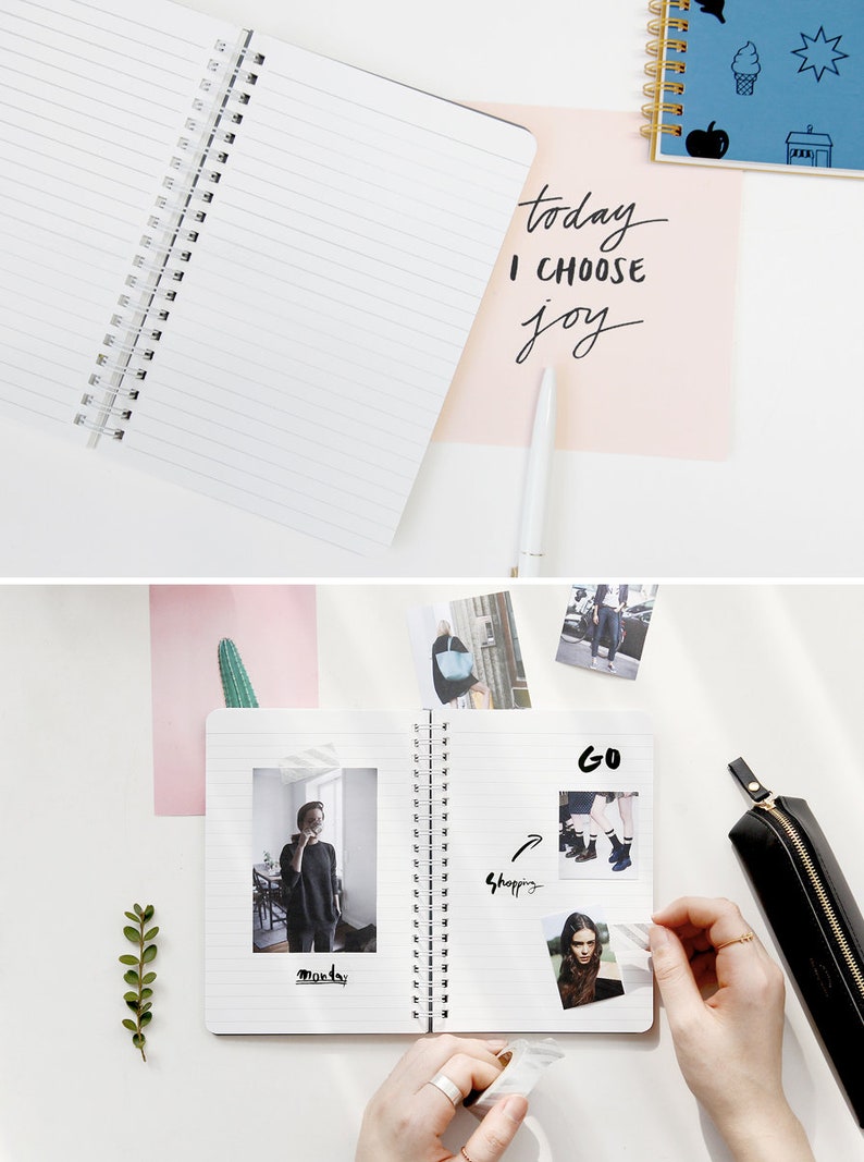 Ring Binder Lined Notebook M /Spiral Notebook/Lined | Etsy