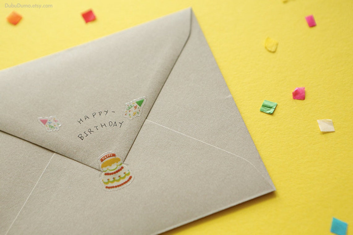 Planner Stickers birthday / Journal Stickers / Scrapbooking | Etsy