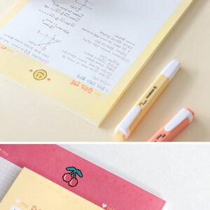 B5 Grid Notepads 6types / Simple Notepad / Big Memo Pad / - Etsy