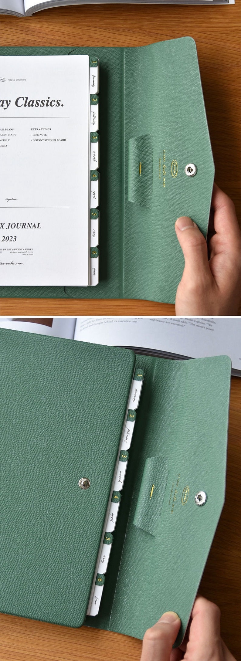 Leather Index Stickers 6colors / Tabs Stickers / Planner - Etsy