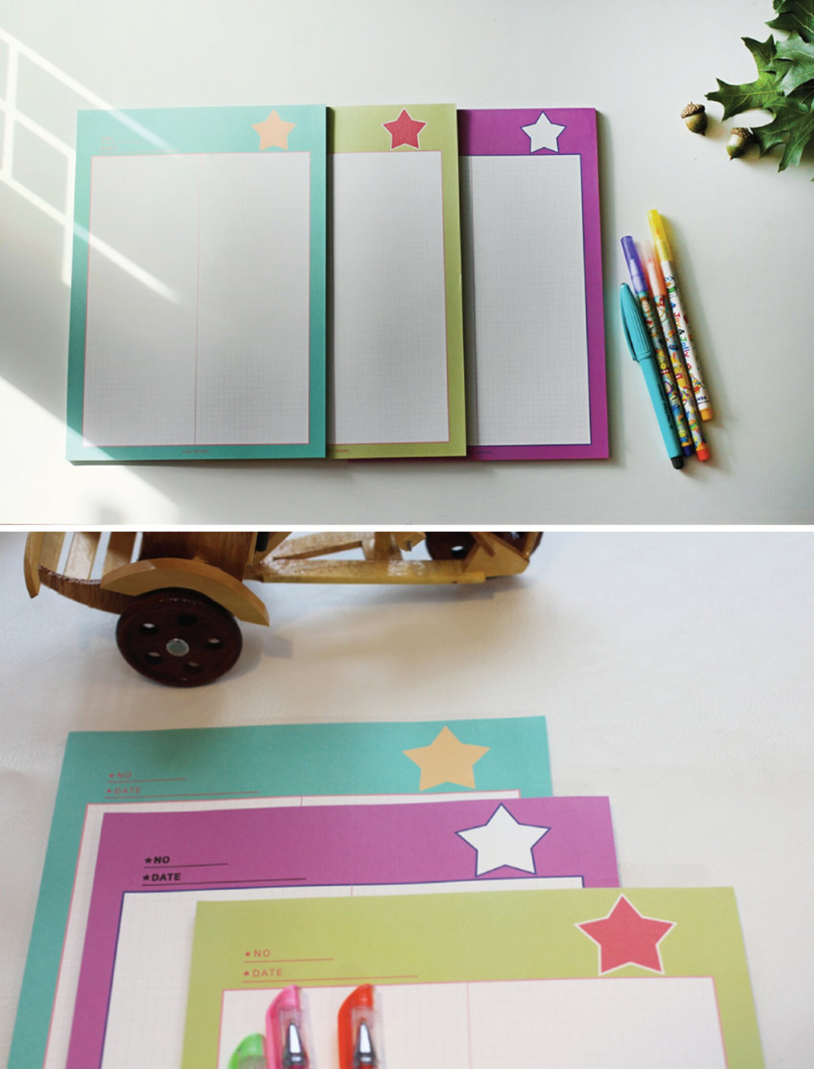 B5 Large Grid Notepads 8types / Simple Notepad / Big Memo - Etsy