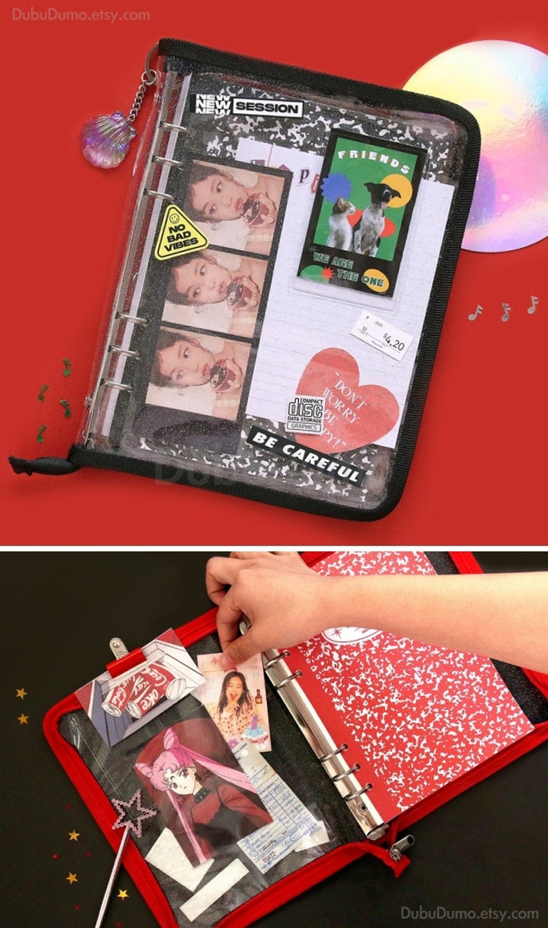 A5 Twinkle Binder 8colors / 6 Ring Binder / A5 Planner | Etsy