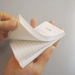 Checklist Notepad / Notepad / Personalized Notepads / Memo Pad - Etsy