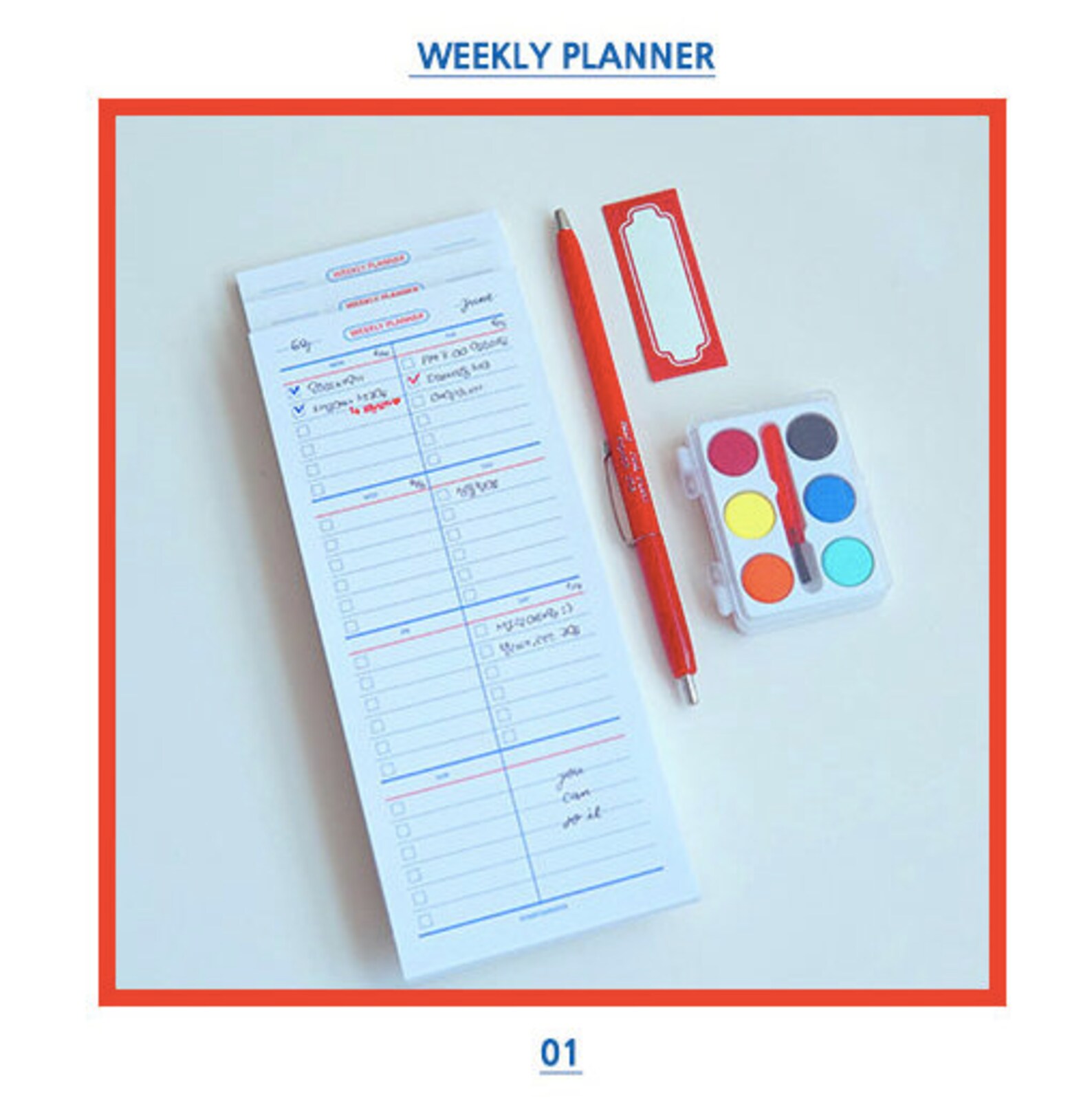 Weekly Planner Notepad V.1 / Weekly Planner Memo Pad / Planner - Etsy