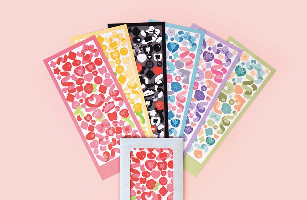 Seal Sticker Pack all in Deco 6sheets / Journal Stickers / Scrapbooking ...