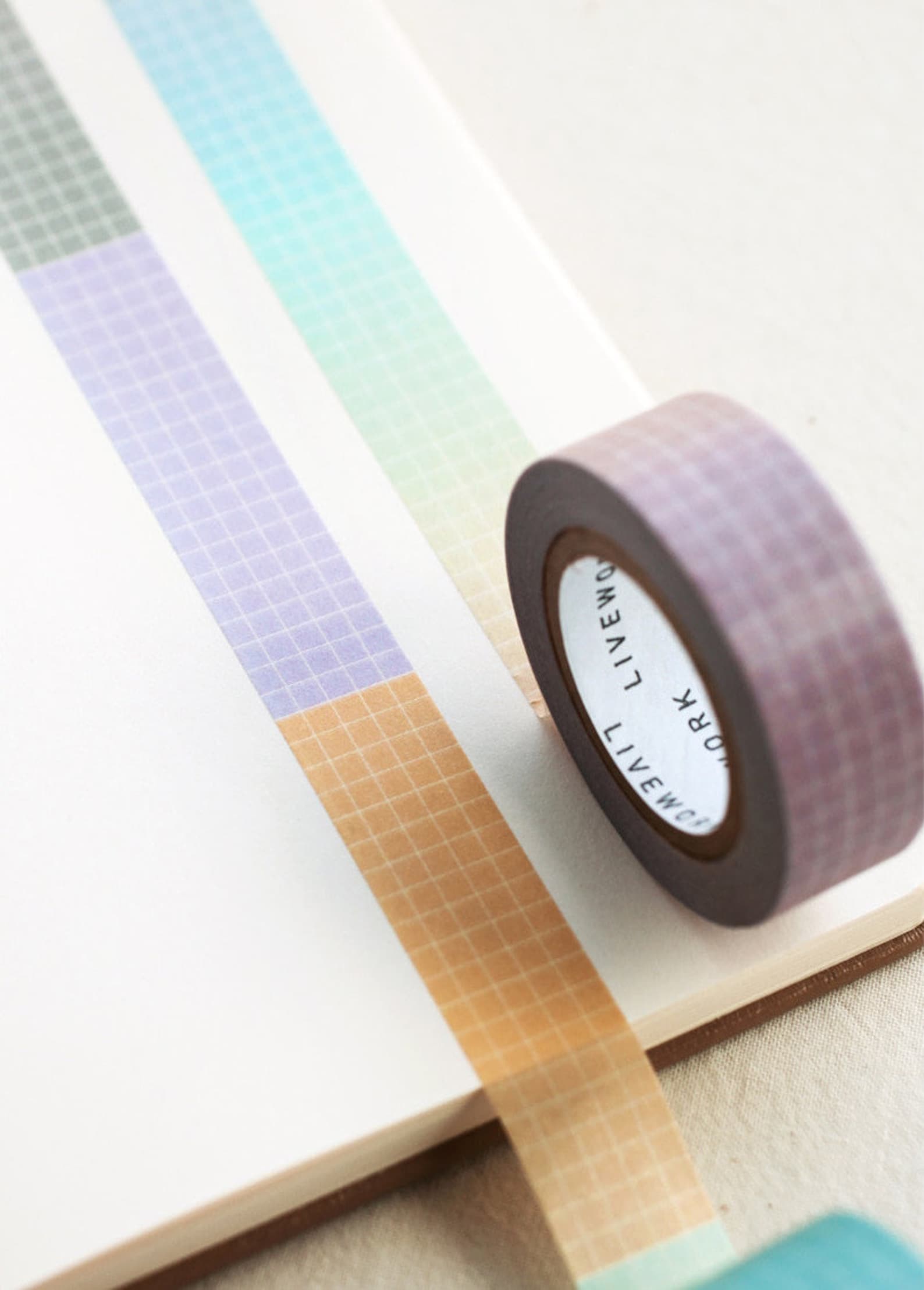 Daily Planner Washi Tape / Grid Masking Tape / Scrapbooking / | Etsy
