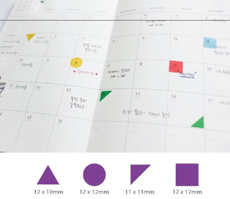 Transparent Planner Stickers / 4 Sheets / Diary Stickers / | Etsy