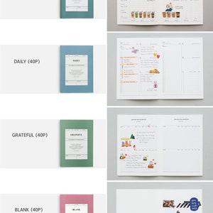 A5 Archive Notebook 12types / Monthly Planner, Weekly Planner, Secret ...