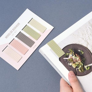 Magnetic Bookmarks grid Misty / Grid Planner Bookmark / Journal ...