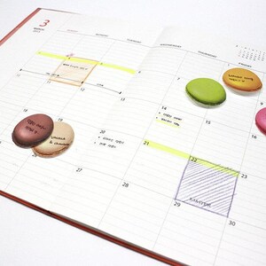 Sticky Notes macarons / Personalized Notepad / Cute Notepads / Memo Pad ...