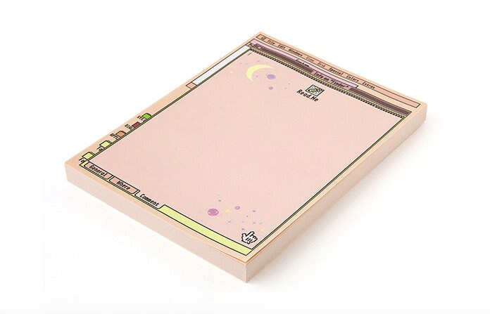 Read Me Pink Notepad L / Pink Notepads / Memo Pad / | Etsy