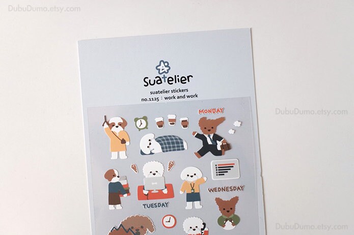 Planner Stickers work and Work / Office / Diary Stickers / | Etsy