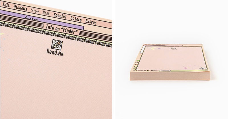 Read Me Pink Notepad L / Pink Notepads / Memo Pad / | Etsy