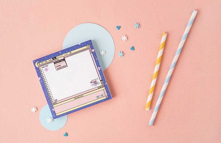 Starry Night Notepad / Blue Notepads / Memo Pad / Stationery / | Etsy