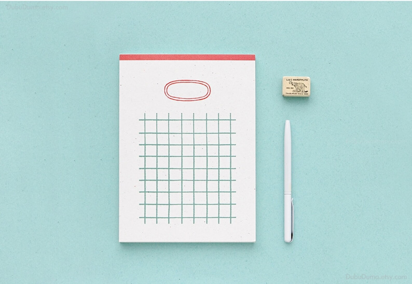 Writing Notepad M 2types / Grid Notepads / Line Notepad / - Etsy