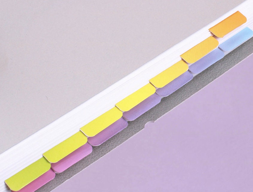 Index Stickers 2sheets / Tabs Stickers / Planner Stickers | Etsy