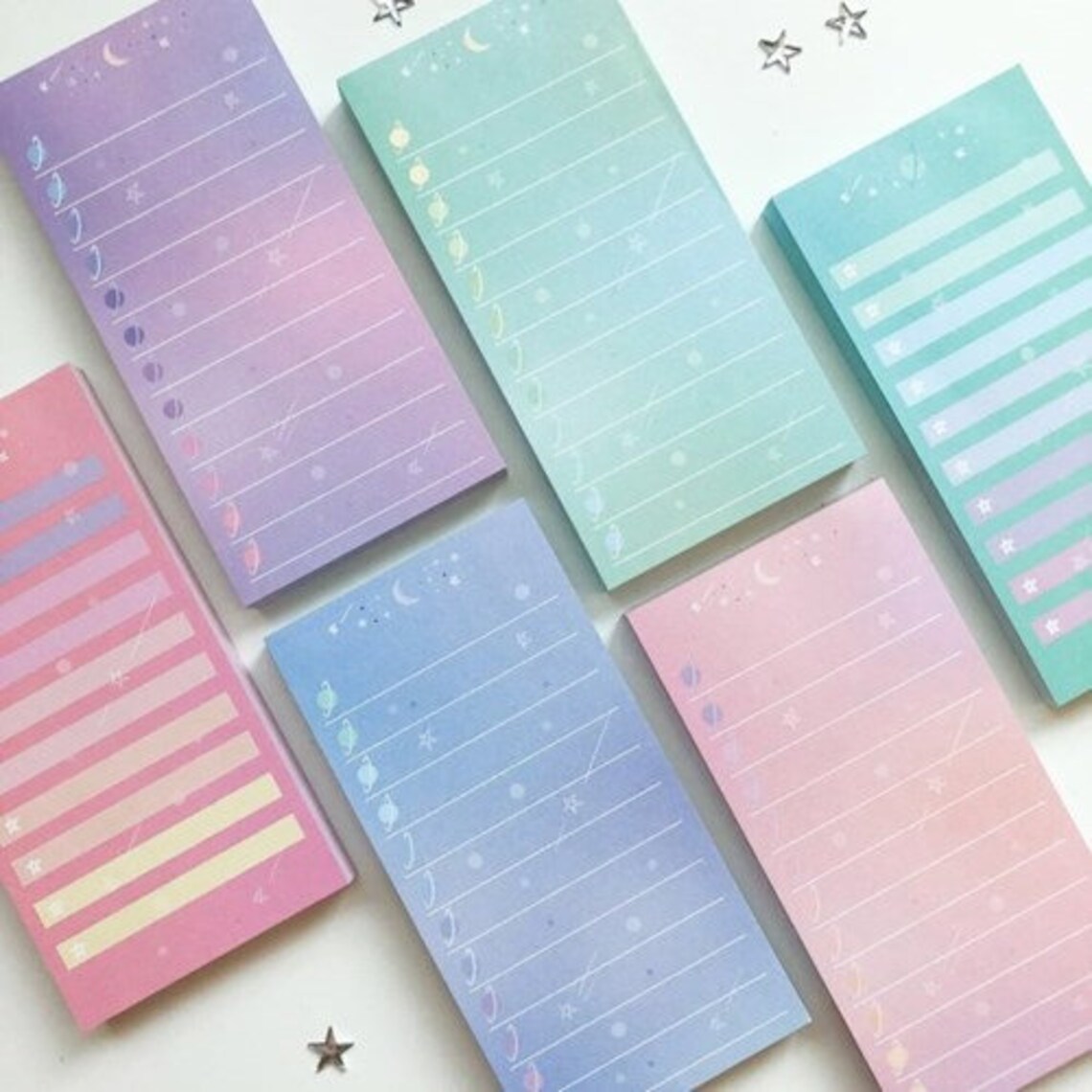 Universe Notepads / Colorful Notepad / Writing Paper Memo Pad - Etsy
