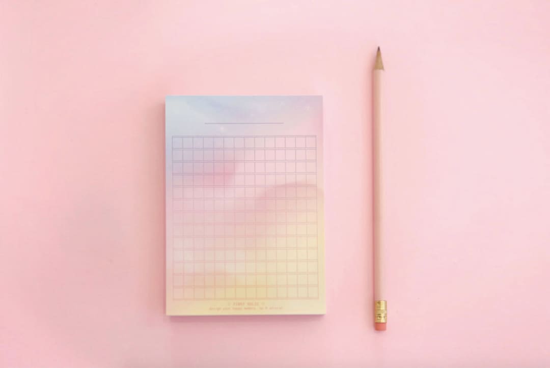 Pink Holic Notepad Ver.4 / Aurora Pink Notepads / Writing Paper Memo ...