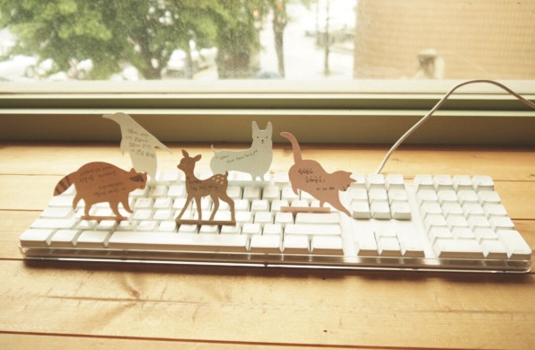 Animal Keyboard Memopad / 35 Sheets / Notepad / Notepads / Memo Pad ...