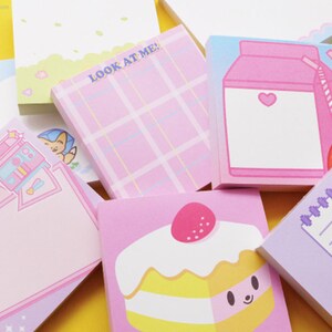 Retro Memo Pad V.2 8types / Colorful Notepad / Writing Paper - Etsy