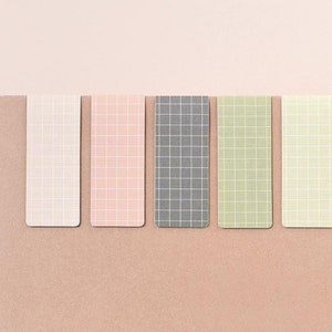 Magnetic Bookmarks grid Misty / Grid Planner Bookmark / Journal ...