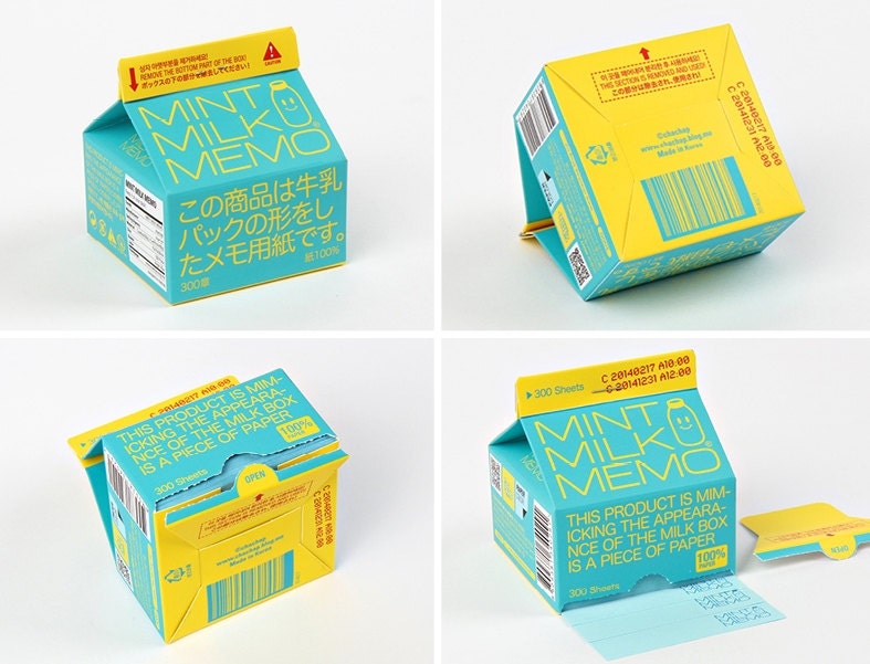 Notepad Mint Milk / 300sheets / Notepads / Personalized | Etsy