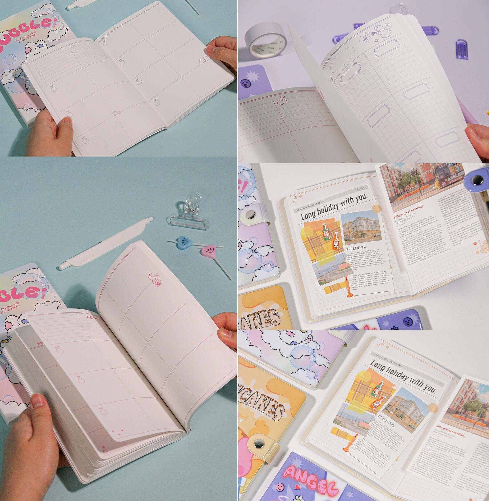 Reeli Weekly Planner 4types / Undated Weekly Planner / - Etsy