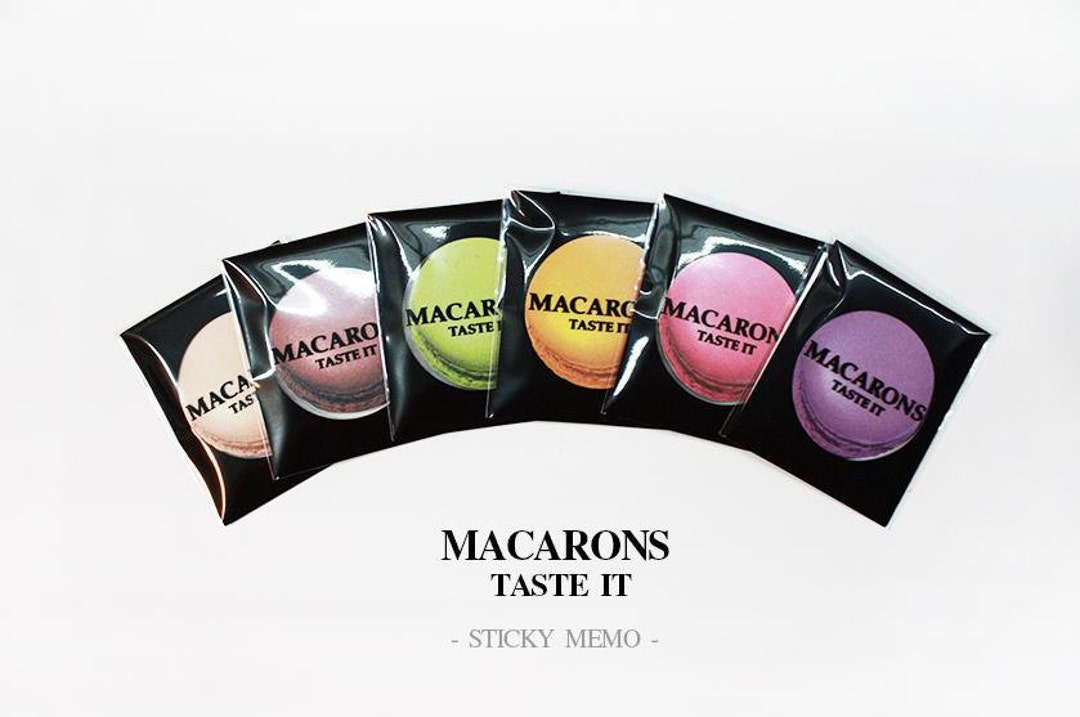 Sticky Notes macarons / Personalized Notepad / Cute Notepads / Memo Pad ...