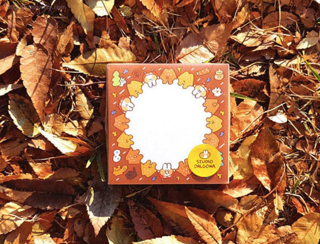 Autumn Notepads / Bunny Notepad / Writing Paper Memo Pad / - Etsy