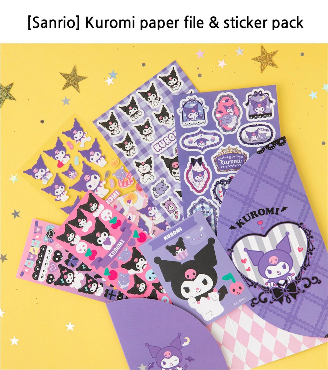 Kuromi Paper File & Sticker Pack / Diary Deco / Journal - Etsy
