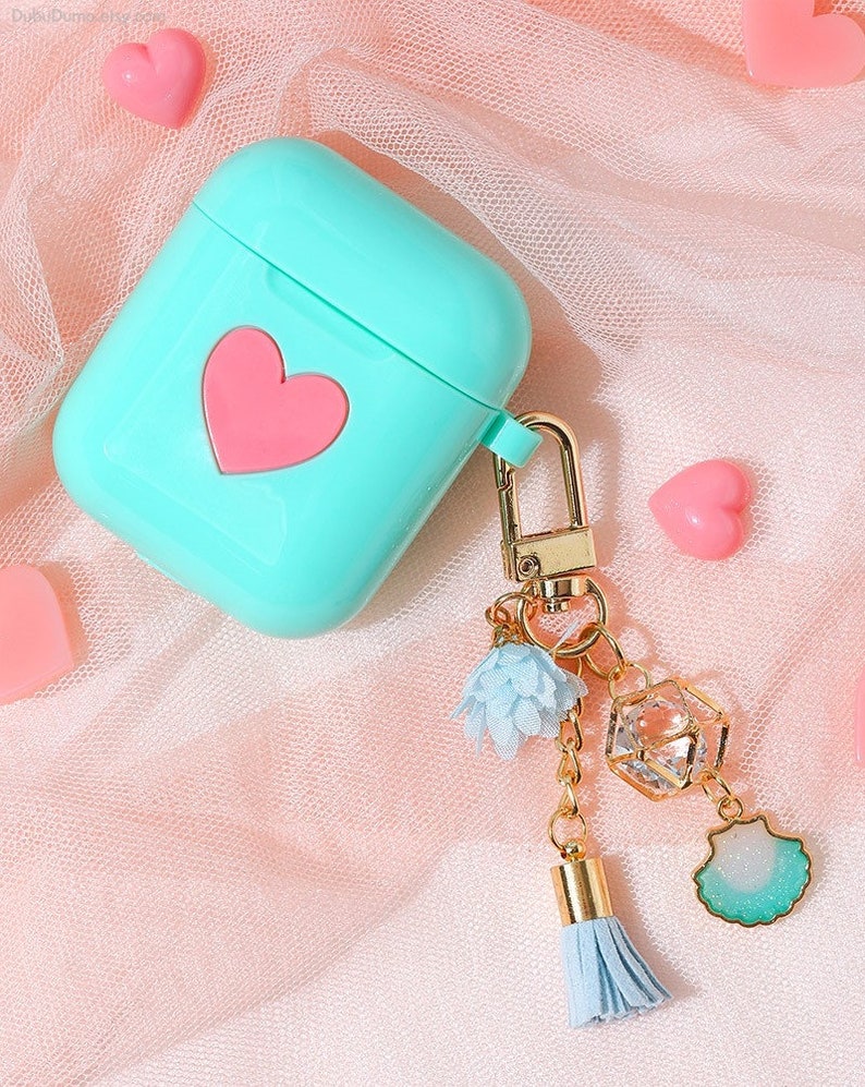 AirPod Case Keychain / Heart AirPods Case / Silicone AirPod | Etsy