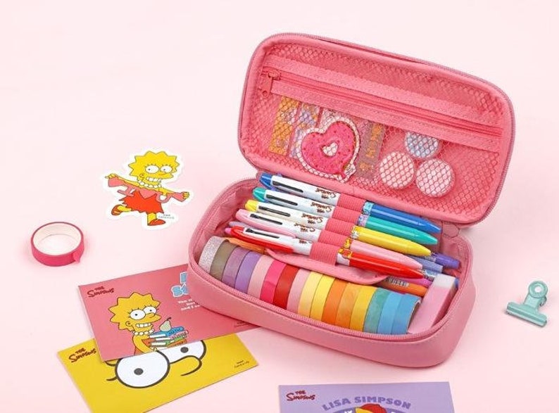 The Simpson Pencil Case L 3types / Cable Pouch / Makeup - Etsy