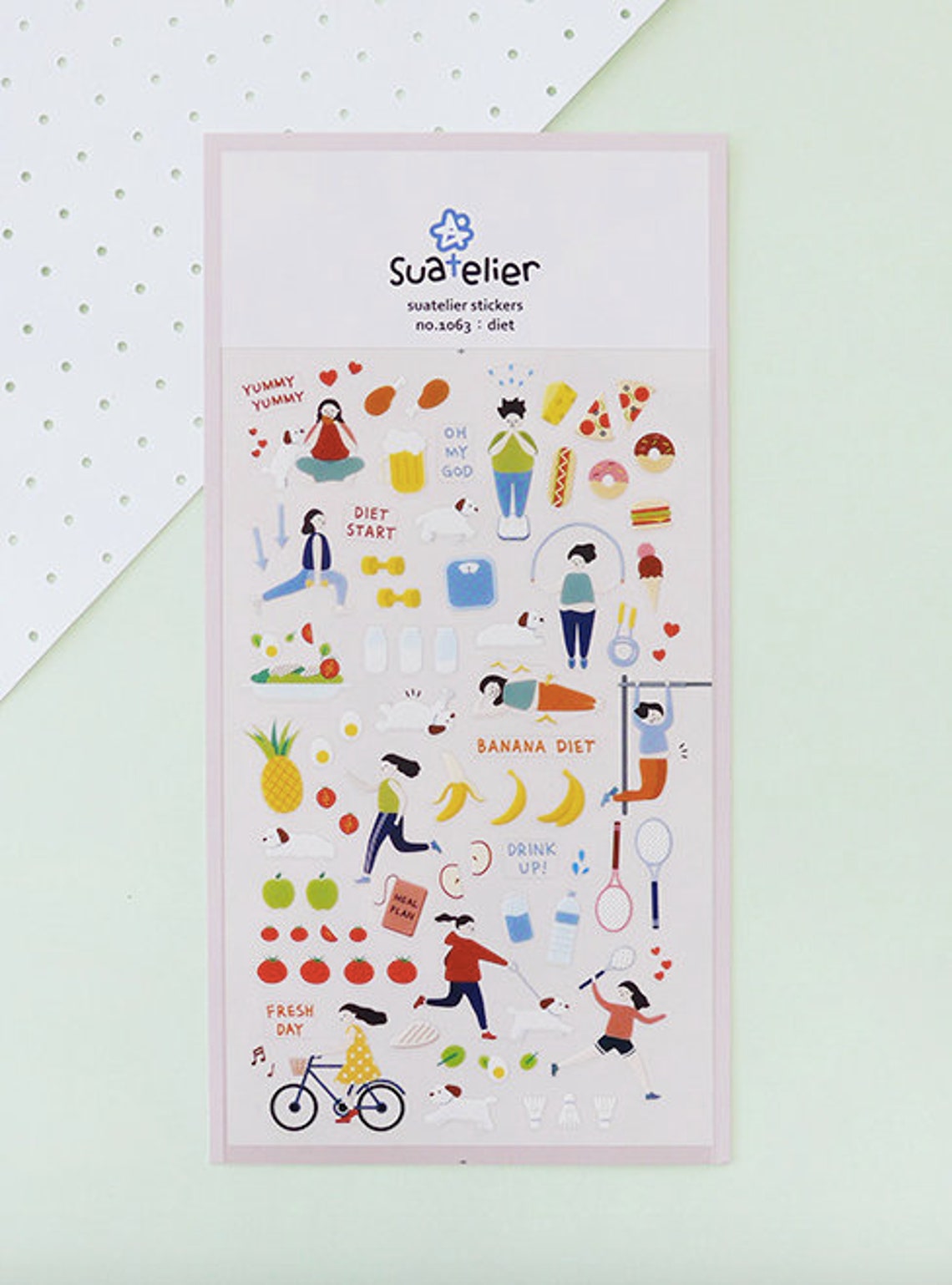 Planner Stickers diet / Diary Stickers / Journal Stickers / - Etsy