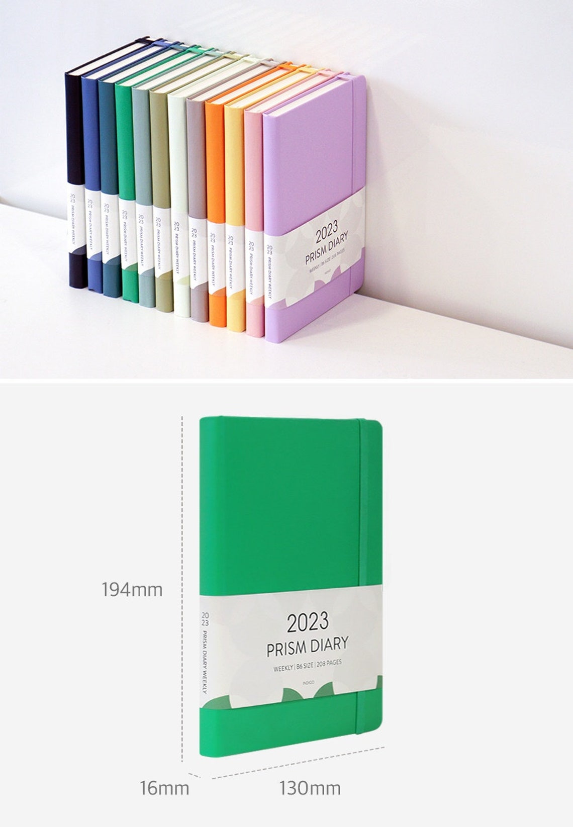 2023 Weekly Planner M / B6 Dated Planner / Grid Notebook / - Etsy