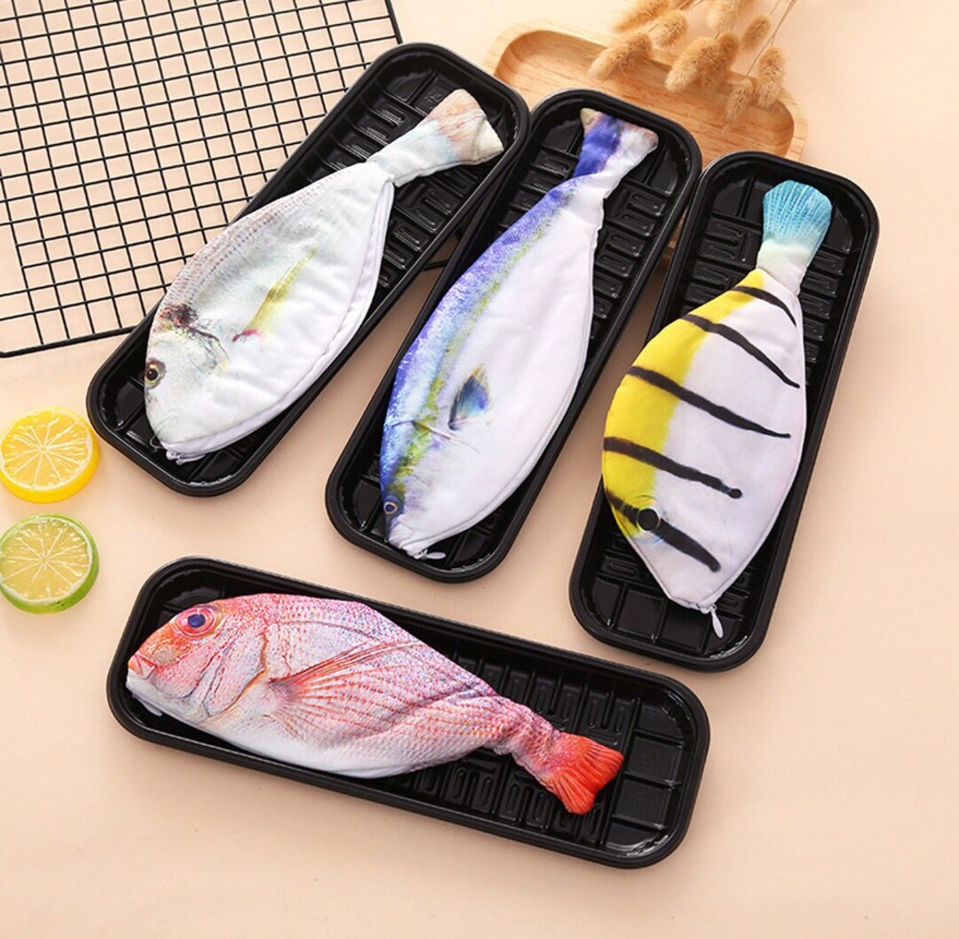 Fresh Fish Pencil Case 4types / Pen Pouch / Zipper Pouch / Brush Pouch ...